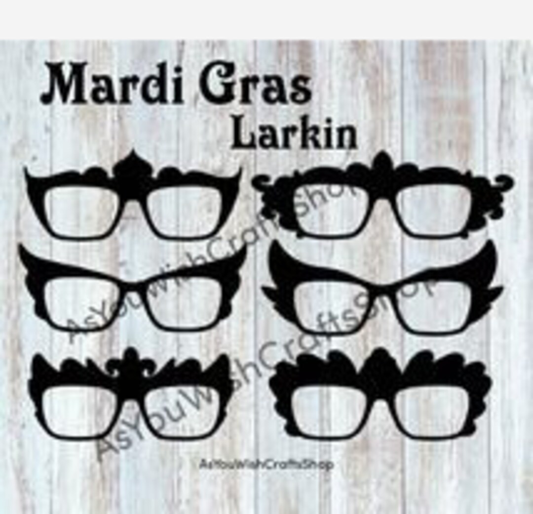 Larkin, Pair Eyewear Compatible, Frames, Topper, SVG, Digital Download ...
