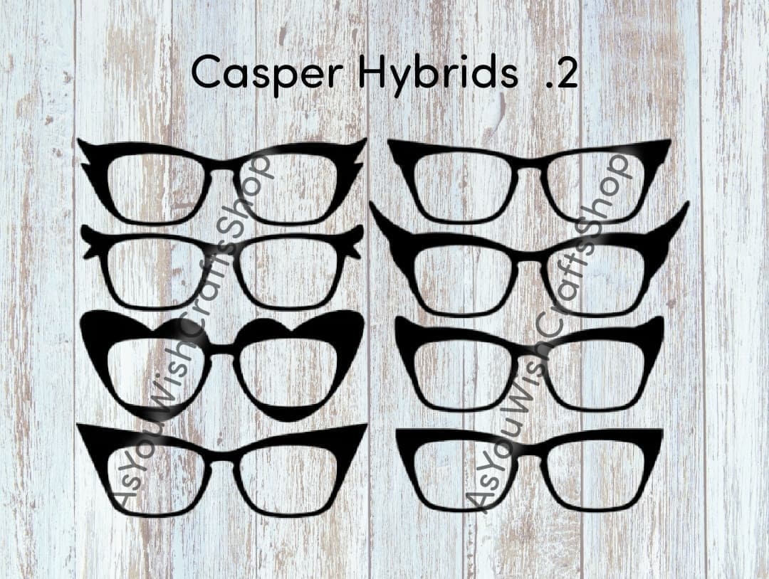 Casper, Pair Eyewear Compatible, Hybrid, Topper, SVG, Digital Download, Eyeglasses Svg, Cut File ...