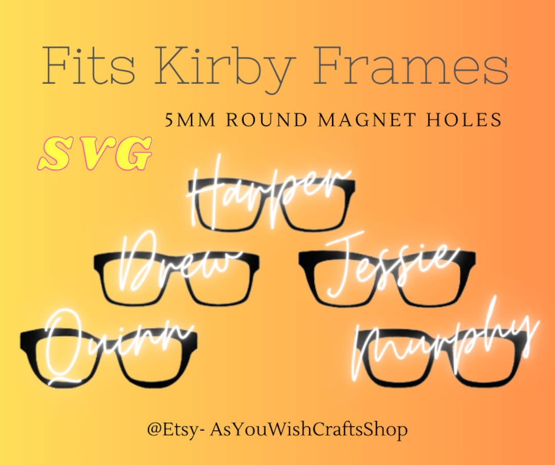 Kirby SVG, Pair Eyewear Compatible, Topper, Digital Download, Drew ...