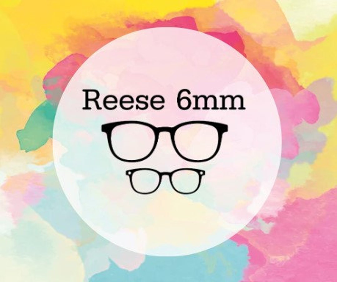 Reese, Pair Eyewear Compatible, 6mm Magnet Holes, DIY Toppers, SVG ...