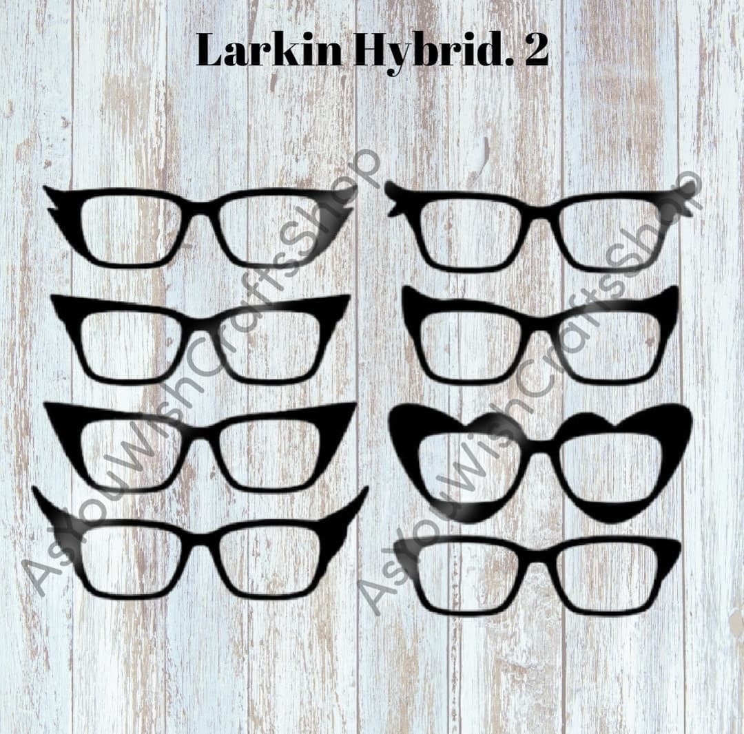 Larkin, Pair Eyewear Compatible, Hybrid, Topper, SVG, Digital Download ...