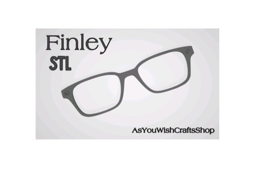 Finley, Pair Eyewear Compatible, 3D Printer File, Finley STL File, STL ...