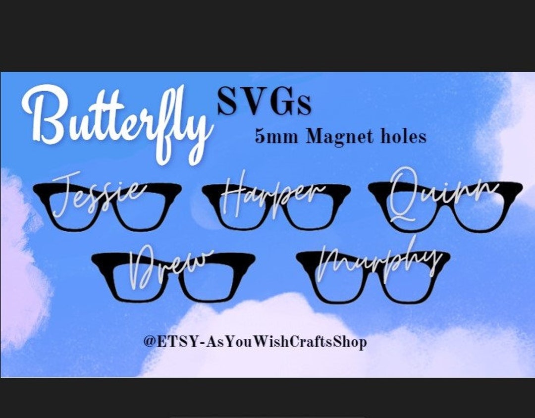 Pair Eyewear Compatible, Butterfly Hybrid, Topper, SVG, Digital ...