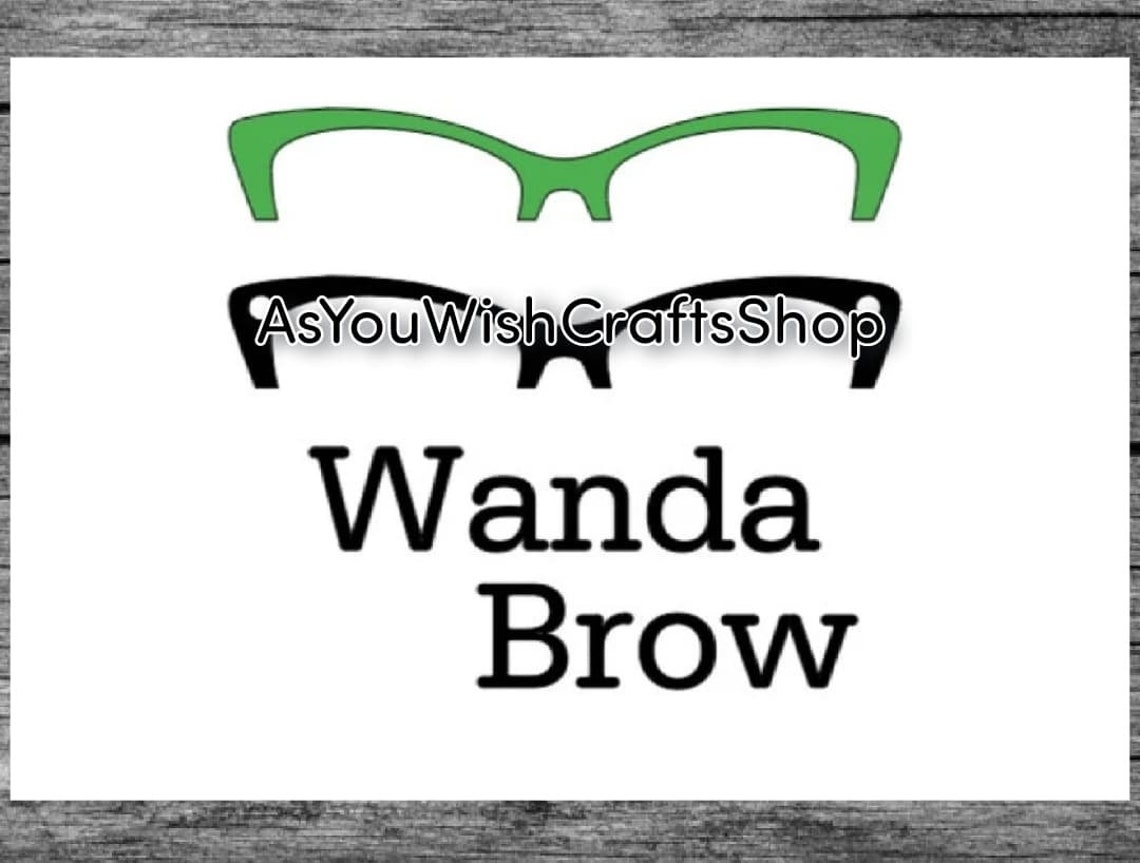 Wanda Pair Eyewear Compatible Brow Topper SVG Digital - Etsy Canada
