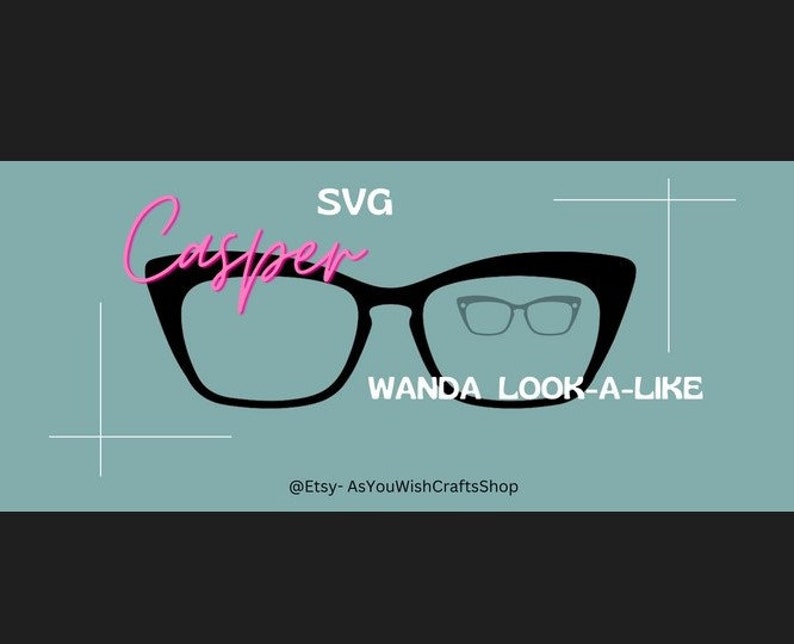 Casper, Pair Eyewear Frames, SVG, Topper, Digital Download, Eyeglasses ...