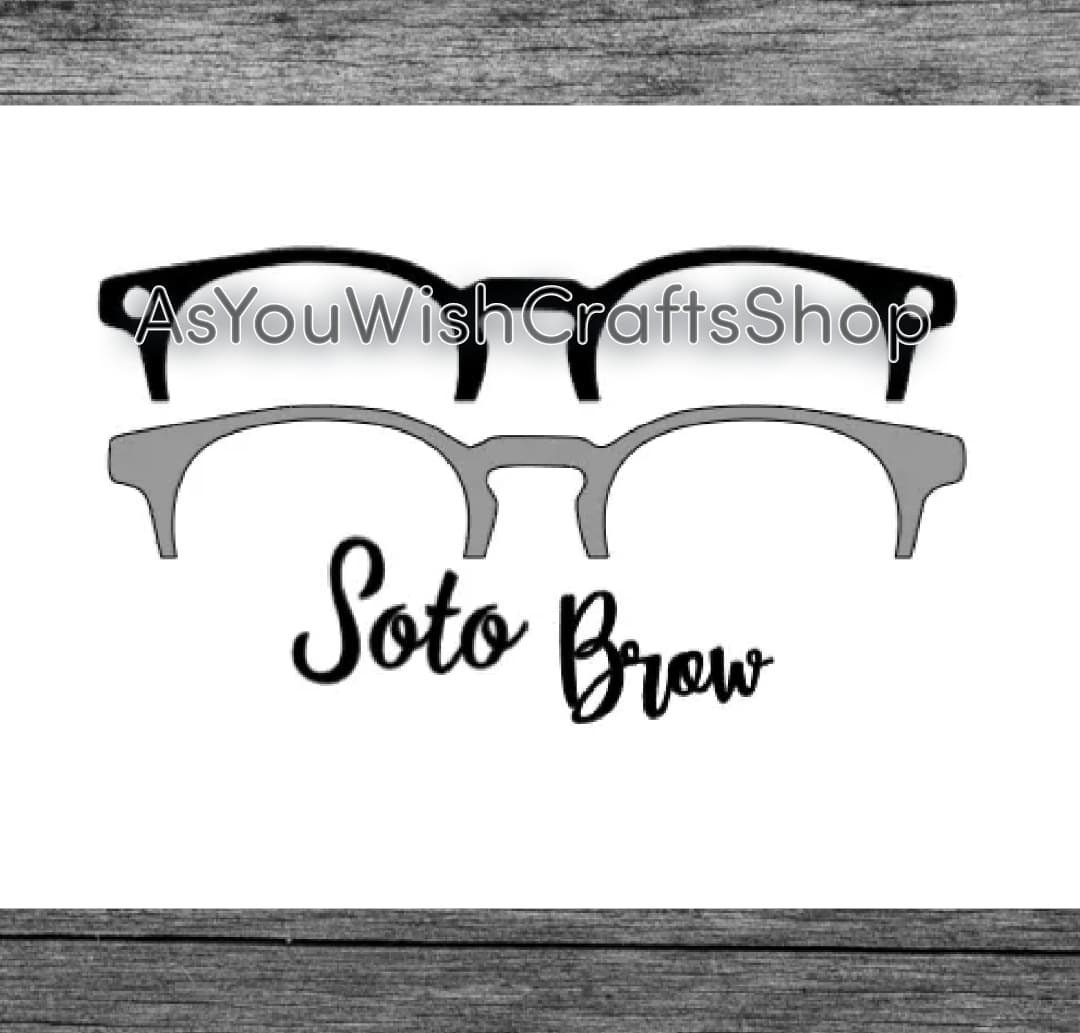 Soto, Pair Eyewear Compatible, Brow, Hybrid, Eyewear, Topper, SVG ...