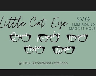 Little Cat Eye Topper DIY File Pair Eyewear Compatible 3D - Etsy