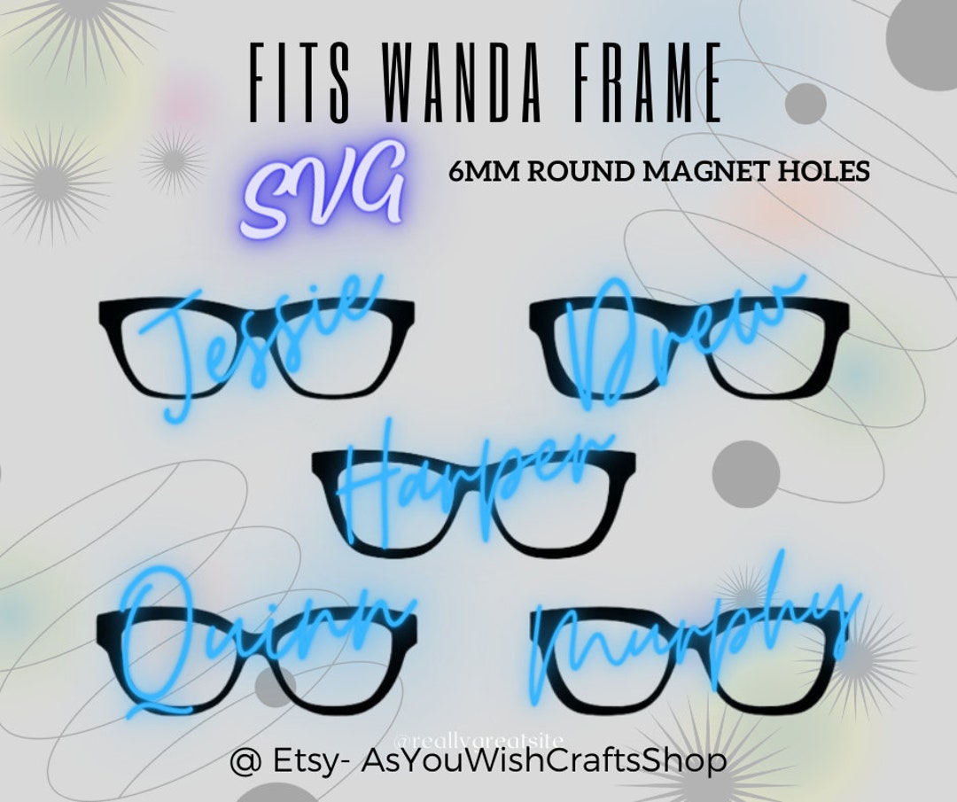 Wanda, Pair Eyewear Compatible, Topper, SVG, Digital Download, Cricut ...