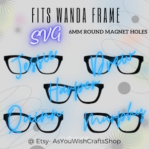 Wanda, Pair Eyewear Compatible, Topper, SVG, Digital Download, Cricut ...