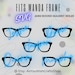 Murphy, Pair Eyewear Compatible, Frames, Topper, SVG, Digital Download ...