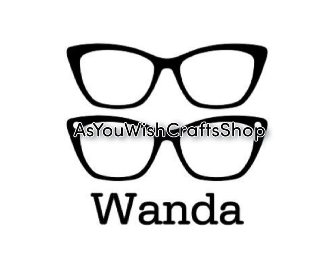 Wanda, Pair Eyewear Compatible, Eyewear, Topper, SVG, Digital Download ...