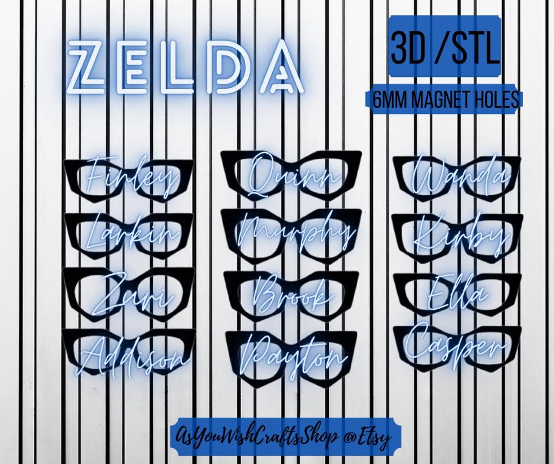Zelda, Pair Eyewear Compatible, Zelda Hybrid, Pair Eyewear Topper File ...