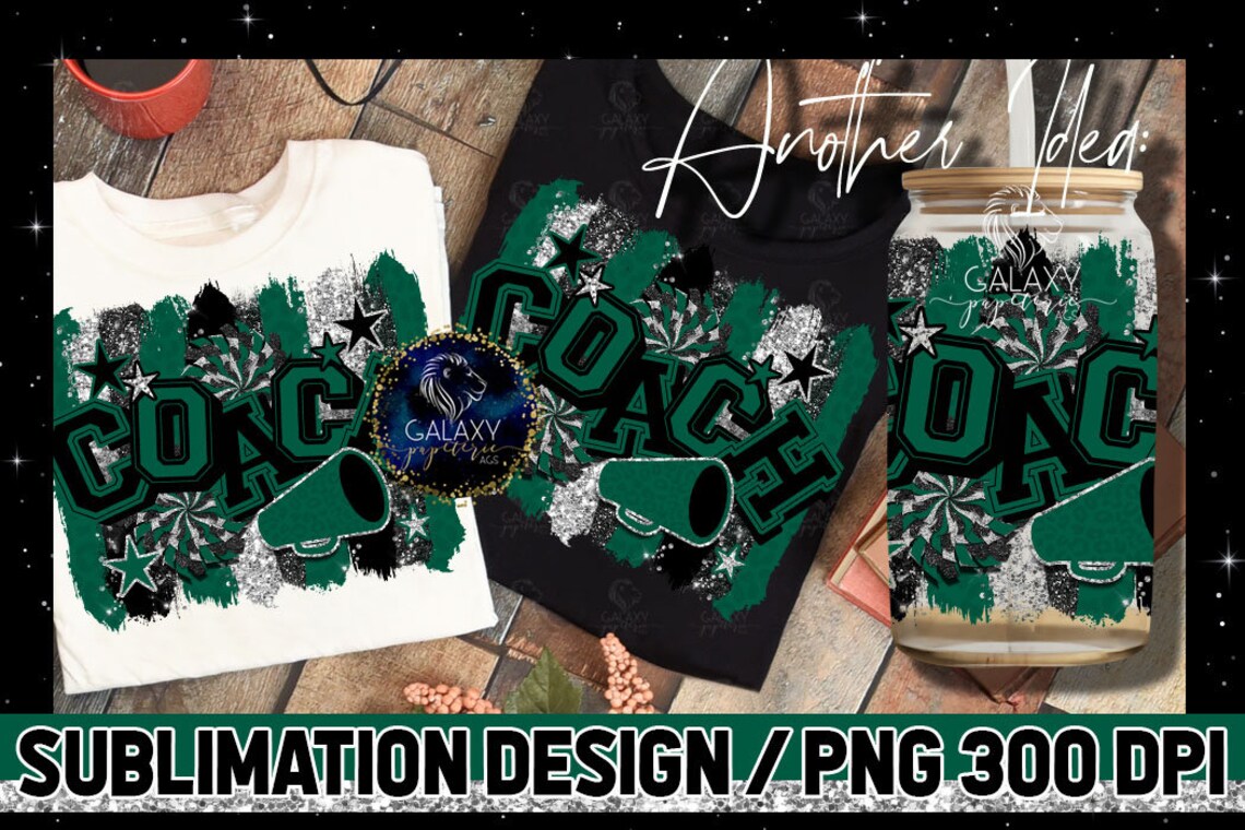 Cheer Coach Sublimation Cheer Coach Brush Strokes Sublimation - Etsy