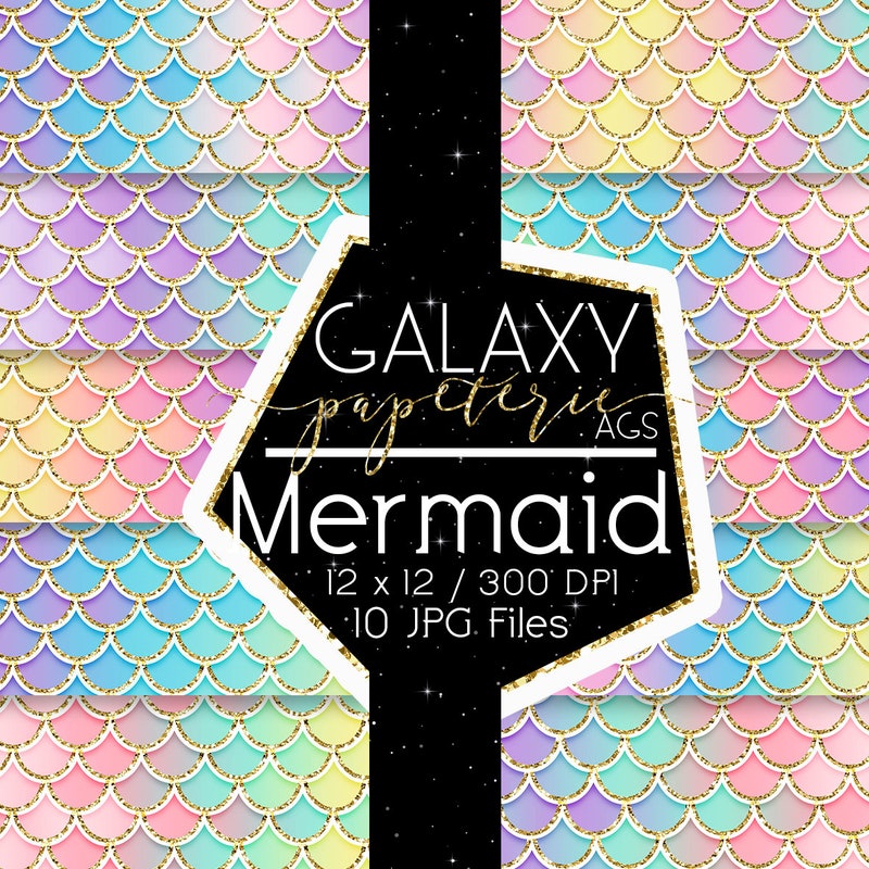 Mermaid Paper - Etsy