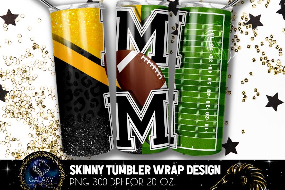 Cheer Mom Football Mom Tumbler Design, Mom of Both Football Cheer ...