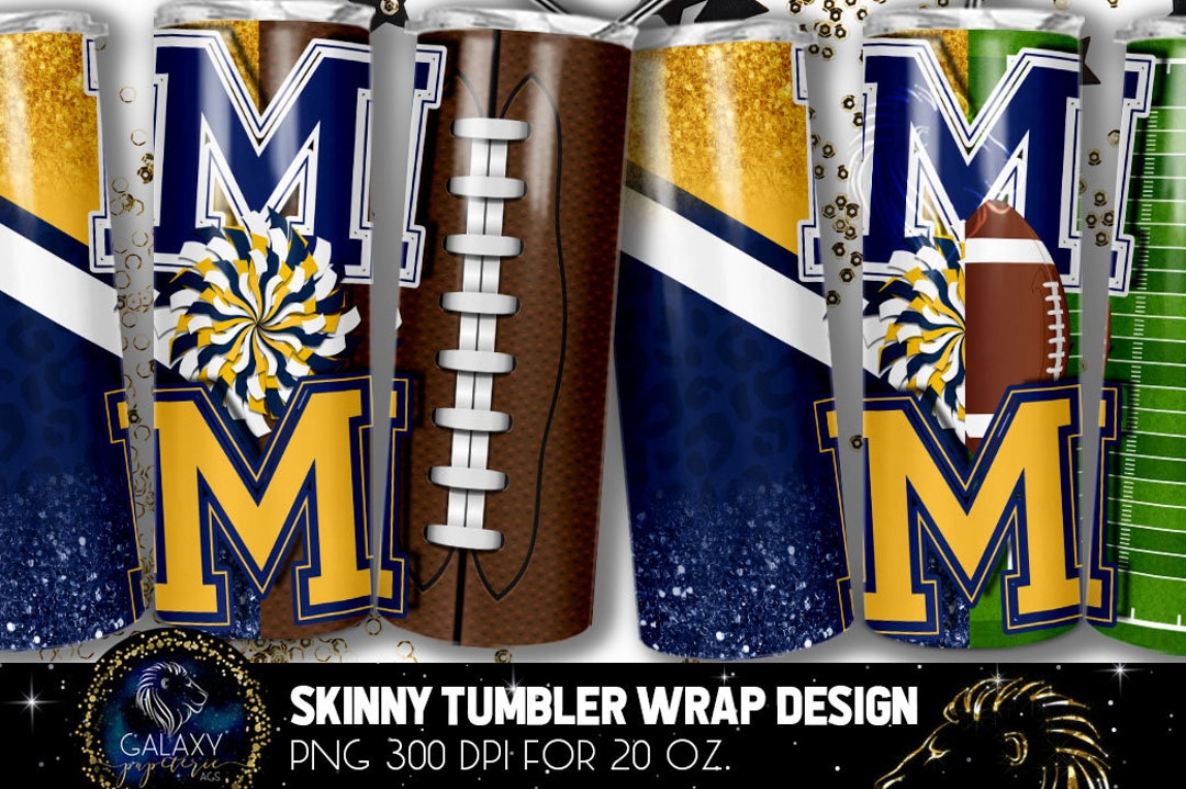 Cheer Mom Football Mom Tumbler Design, Mom of Both Football Cheer ...