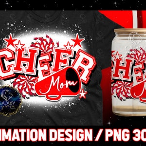 Cheer Mom Sublimation, Cheer Mom Sublimation Design, Cheerleader ...