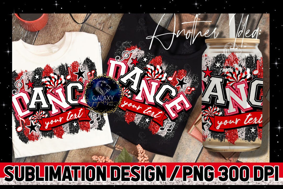 Dance Sublimation, Dance Brush Strokes Sublimation Design, Dance ...