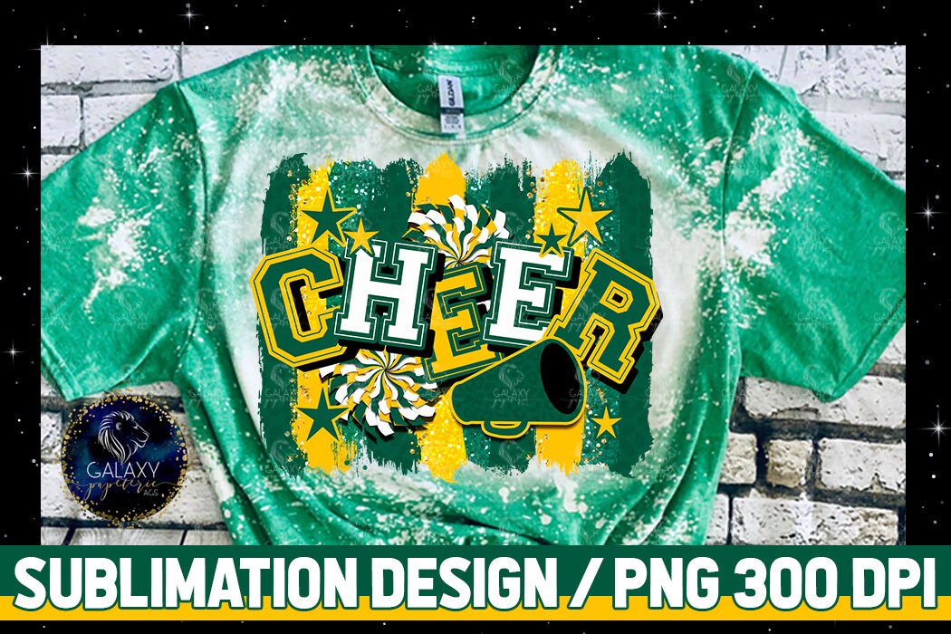 Cheer Sublimation Cheer Brush Strokes Sublimation Design - Etsy