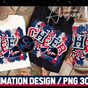 Cheer Mom Sublimation Cheer Mom Brush Strokes Sublimation - Etsy