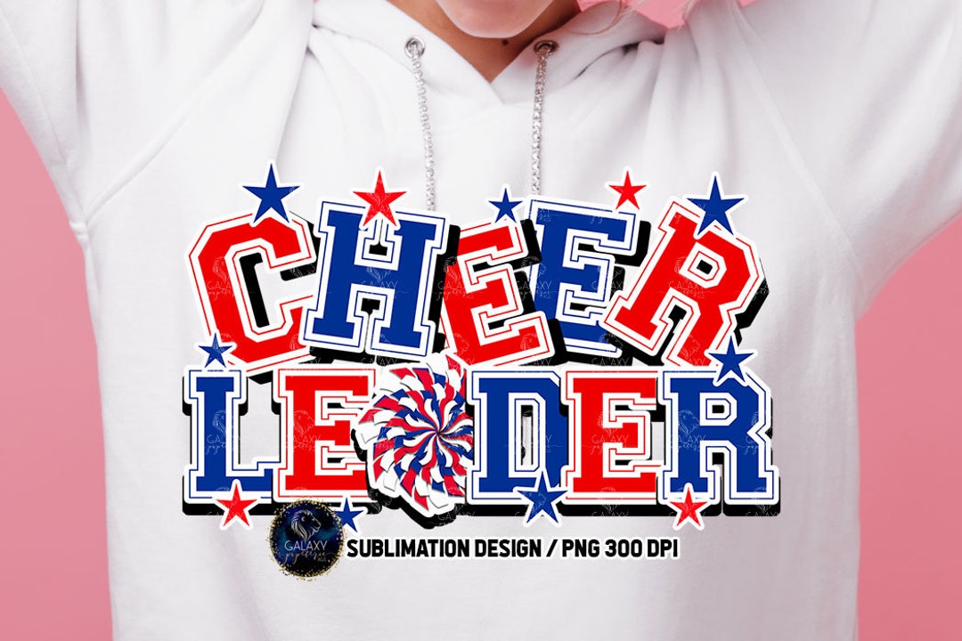 Stars Cheerleader Sublimation, Cheerleader Sublimation Design, Cheer ...