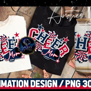 Cheer Mom Sublimation, Cheer Mom Sublimation Design, Cheerleader ...