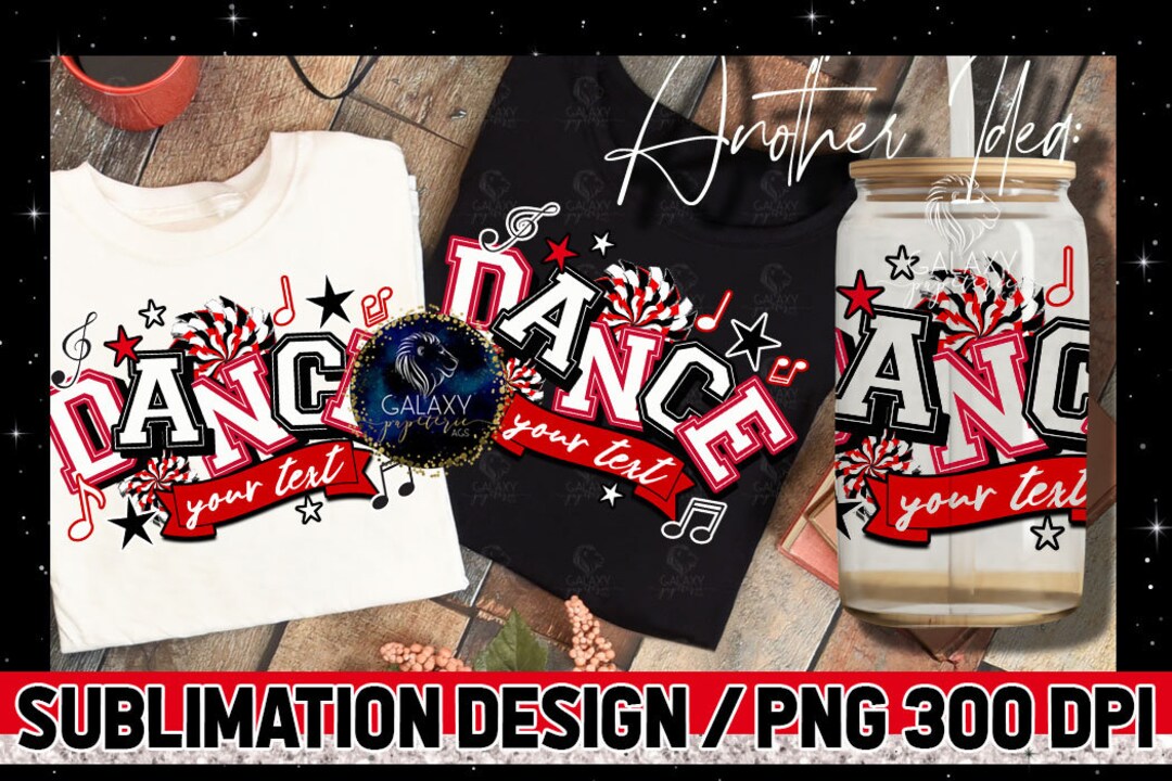 Dance Cheer Sublimation, Dance Sublimation Design, Dance Cheerleader ...