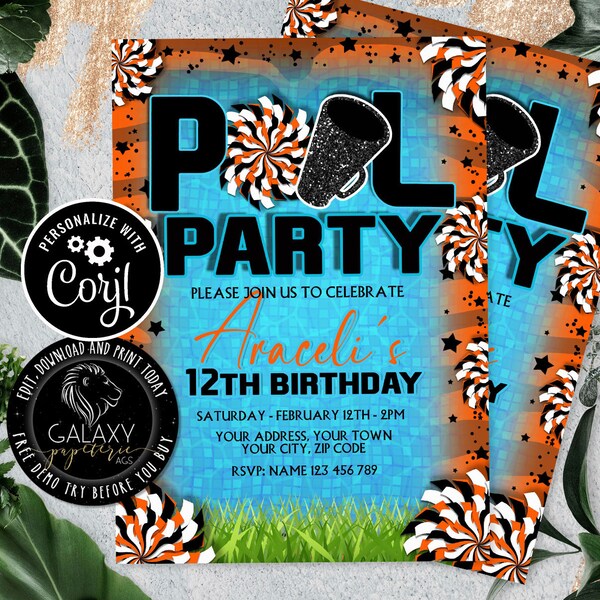 Cheer Pool Party - Etsy