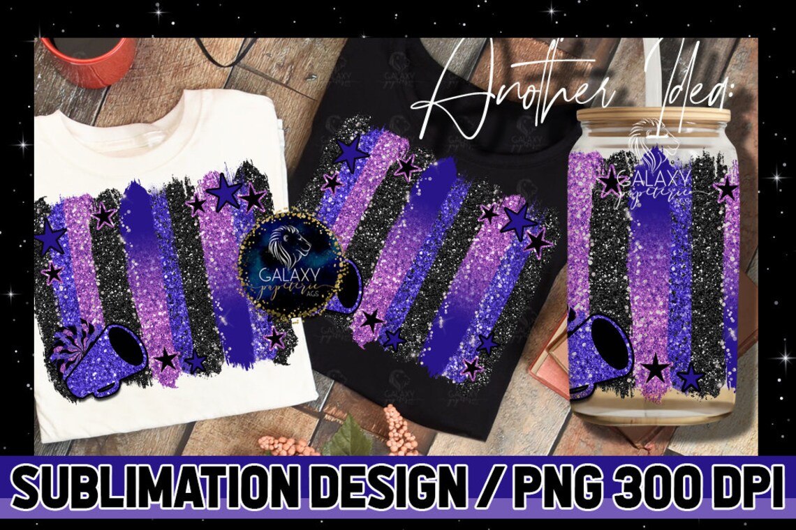 Black Purple Cheer Background Sublimation Cheer Background - Etsy