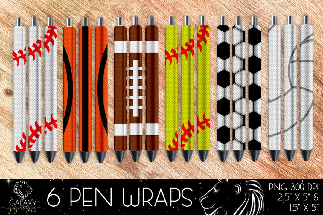 Sports Epoxy Pen Wraps Sublimation Bundle, Pen Wrap, Epoxy Pen Wraps - Etsy
