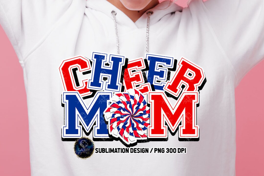 Cheer Mom Sublimation, Cheer Mom Sublimation Design, Cheerleader ...
