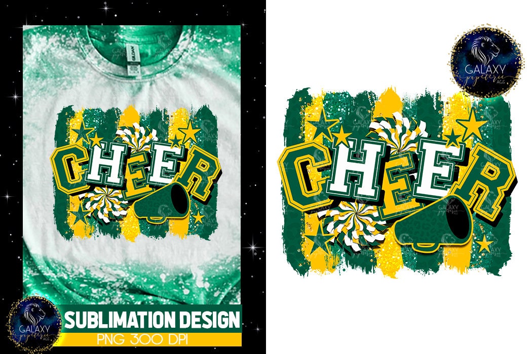 Cheer Sublimation Cheer Brush Strokes Sublimation Design - Etsy