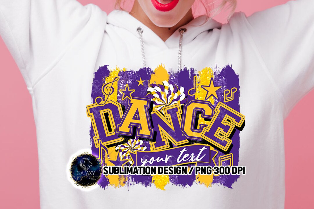 Dance Sublimation, Dance Brush Strokes Sublimation Design, Dance ...