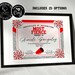 Editable Red Silver Cheerleading Certificate, Editable Cheerleading ...