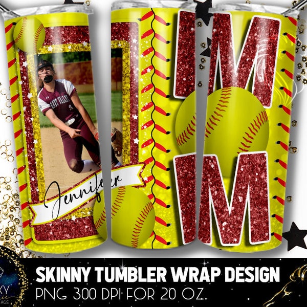 Glitter Softball - Etsy