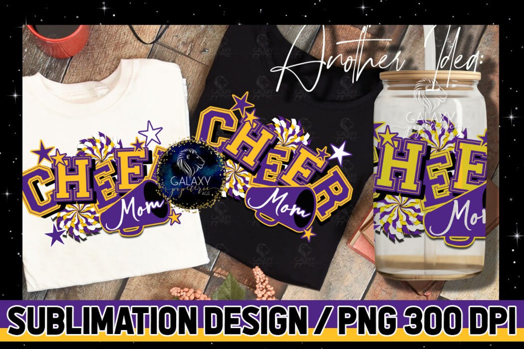 Cheer Mom Sublimation, Cheer Mom Sublimation Design, Cheerleader ...