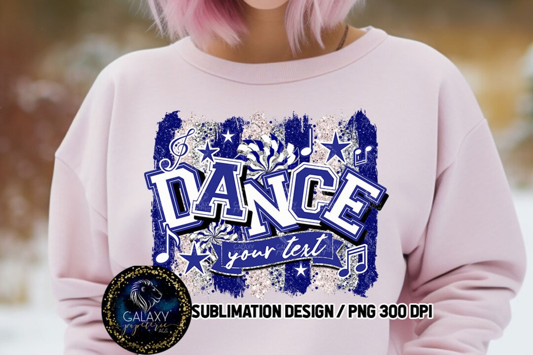 Dance Sublimation, Dance Brush Strokes Sublimation Design, Dance ...