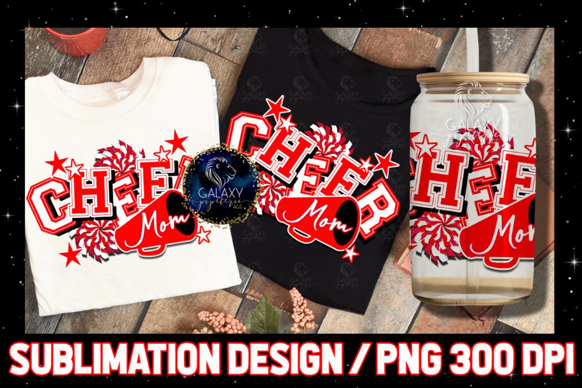 Cheer Mom Sublimation, Cheer Mom Sublimation Design, Cheerleader ...