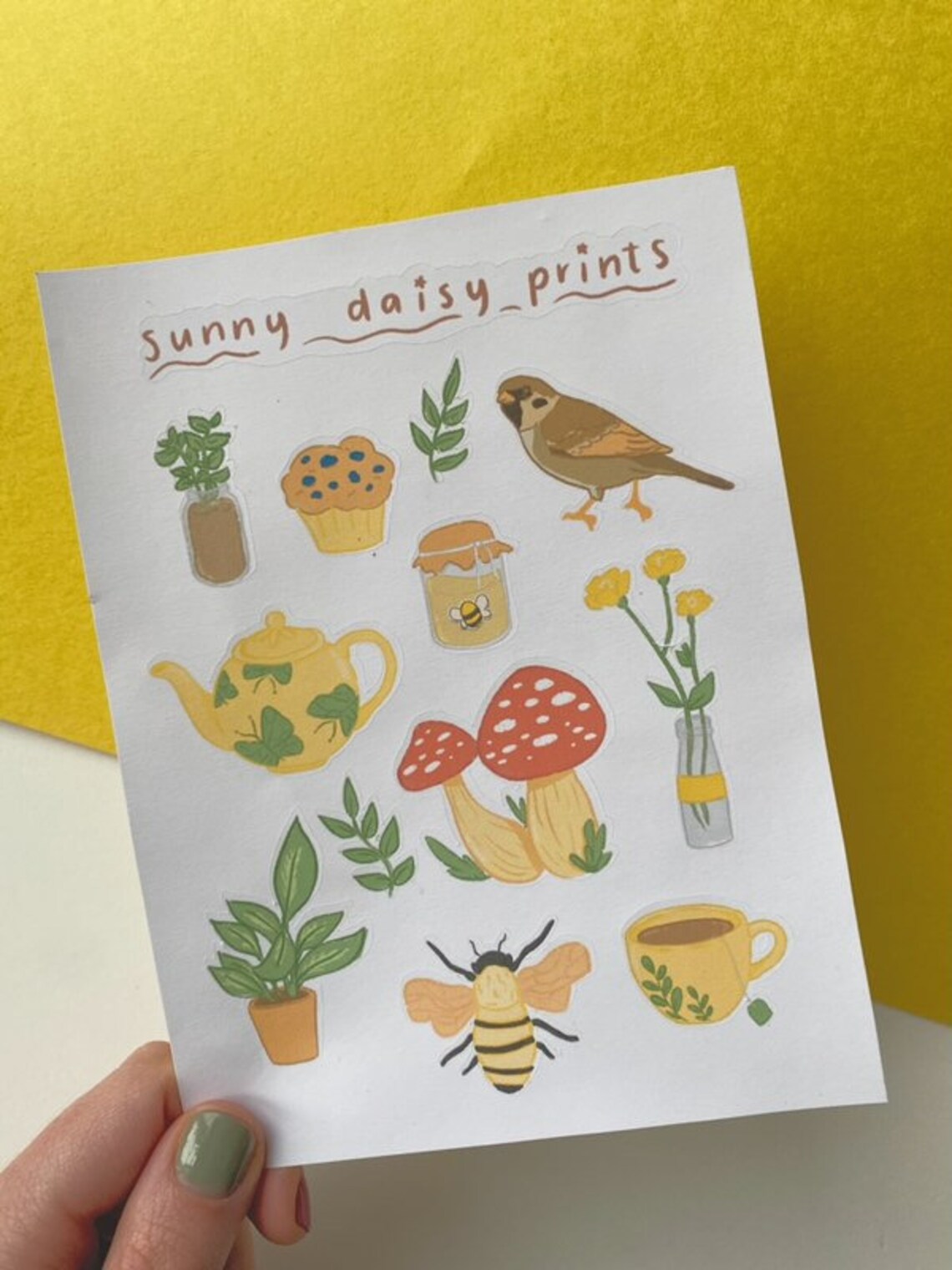 Cottage Core Sticker Sheet - Etsy Canada