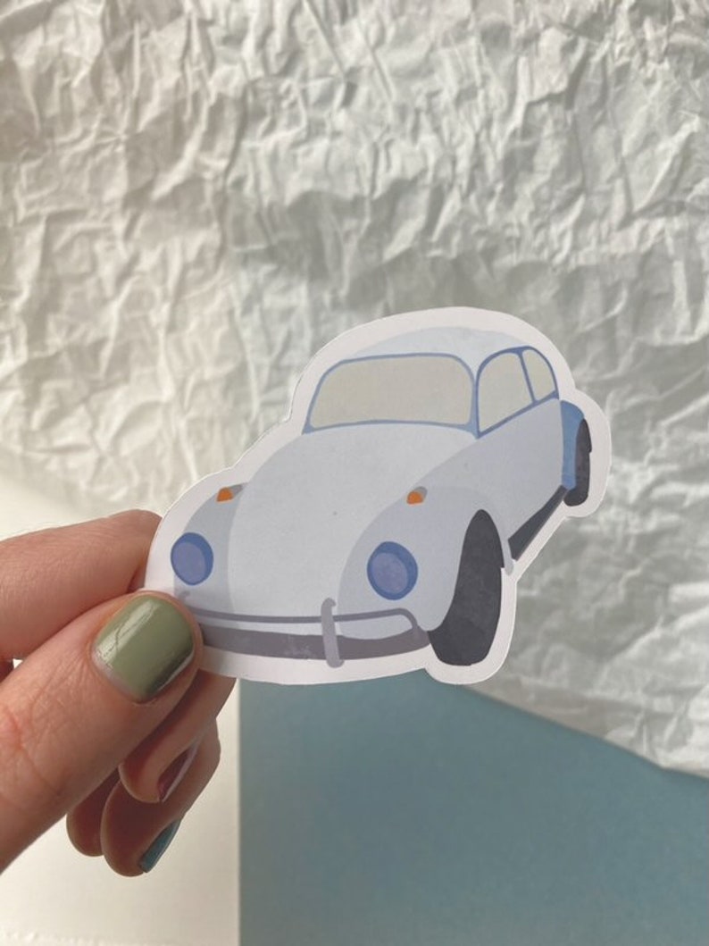 Volkswagen Beetle Car Sticker - Etsy