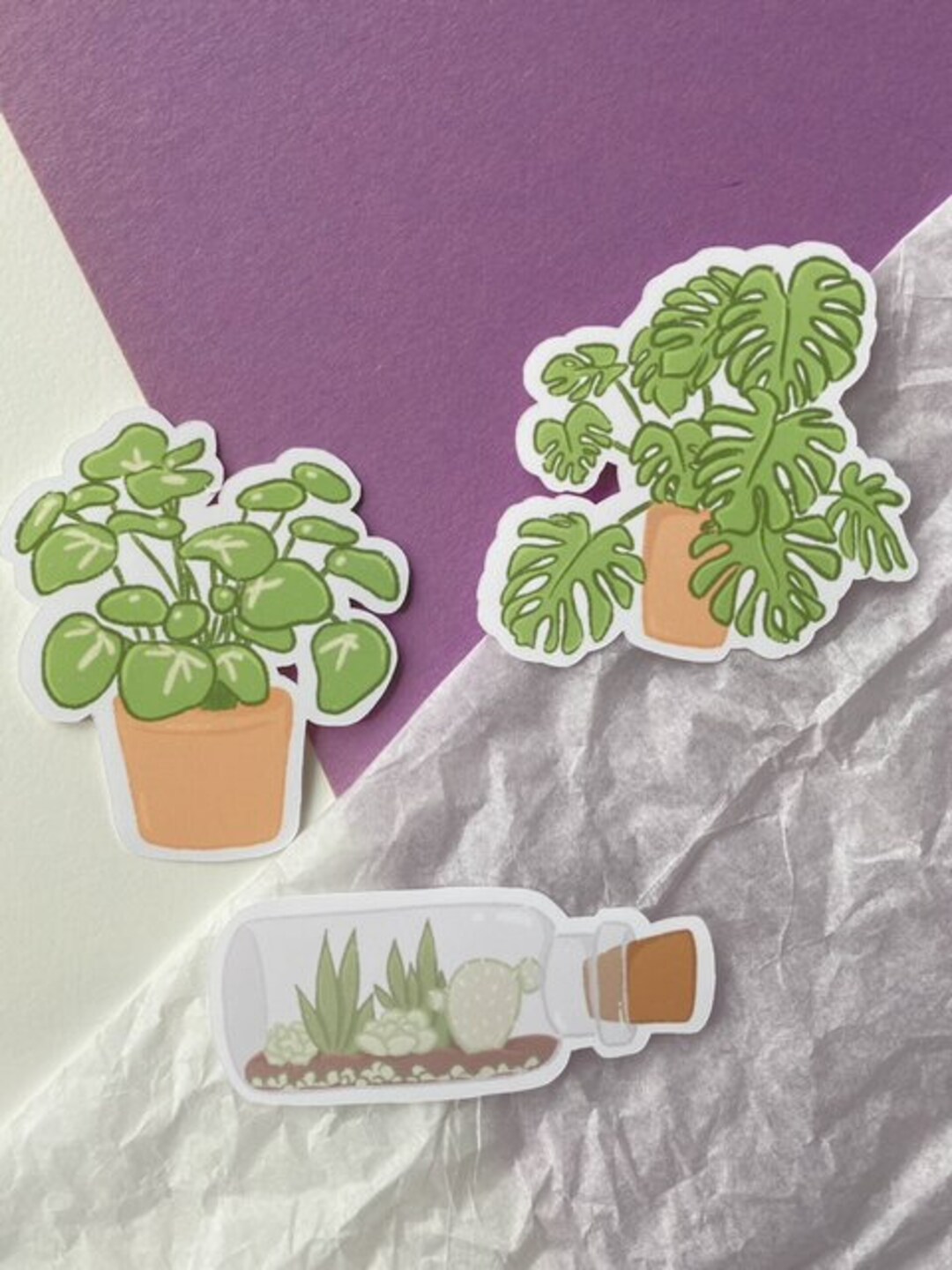 Plant Sticker Set - Etsy