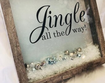Home Shadow Box Sign Holiday - Etsy