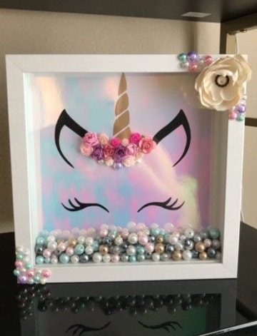 Unicorn Shadow Box - Etsy
