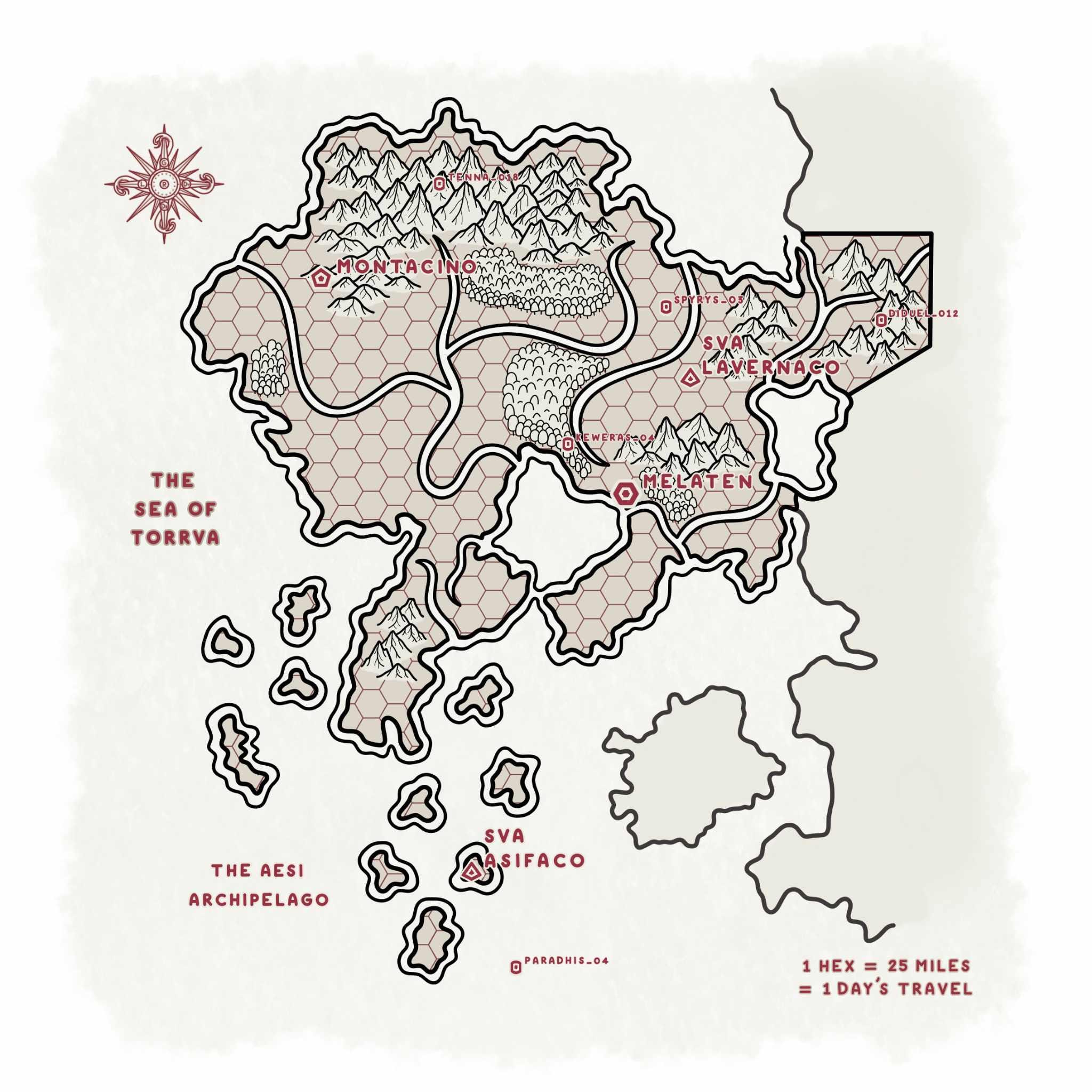 Custom Fantasy Map Hand Drawn, Digital Map for D&D, Rpgs, Writers ...