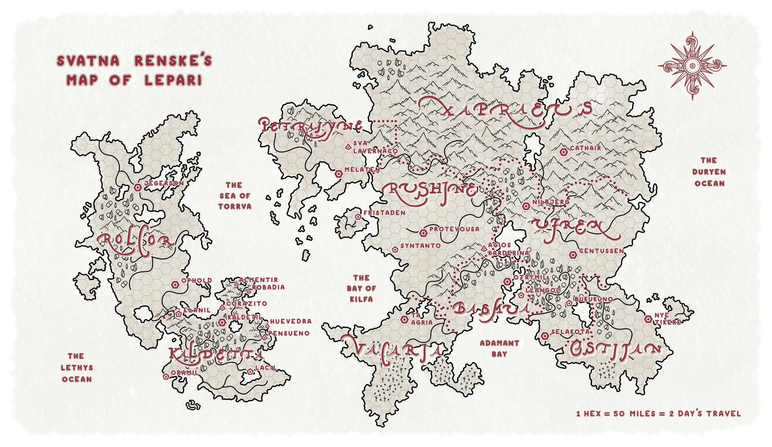 Custom Fantasy Map | Hand Drawn, Digital Map for D&D, Rpgs, Writers ...