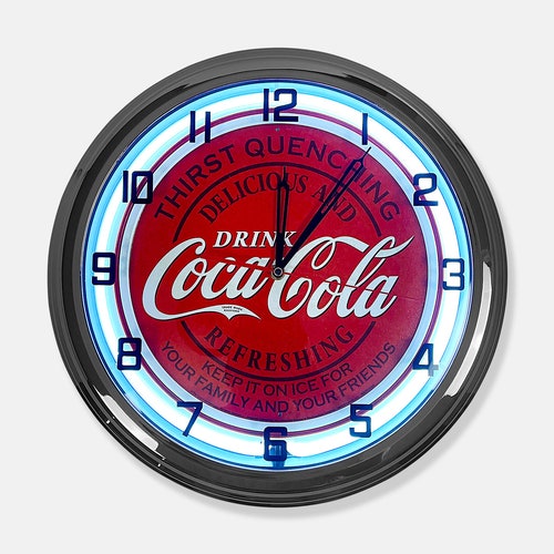 Coca-cola Wall Clock - Etsy