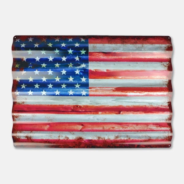 Corrugated Metal Sign - Etsy