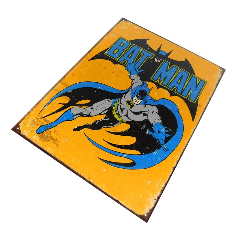 16 Inch Retro Batman Tin Metal Sign SIGNBOX-QLN720142 - Etsy