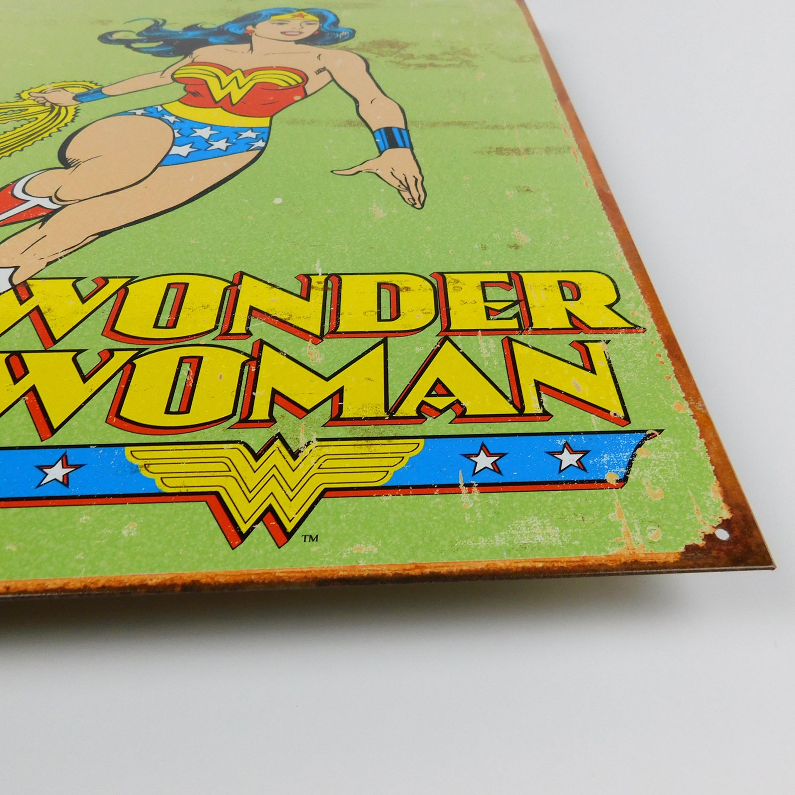 16" Wonder Woman Retro Tin Metal Sign - SIGNBOX-QLN720148 - Etsy