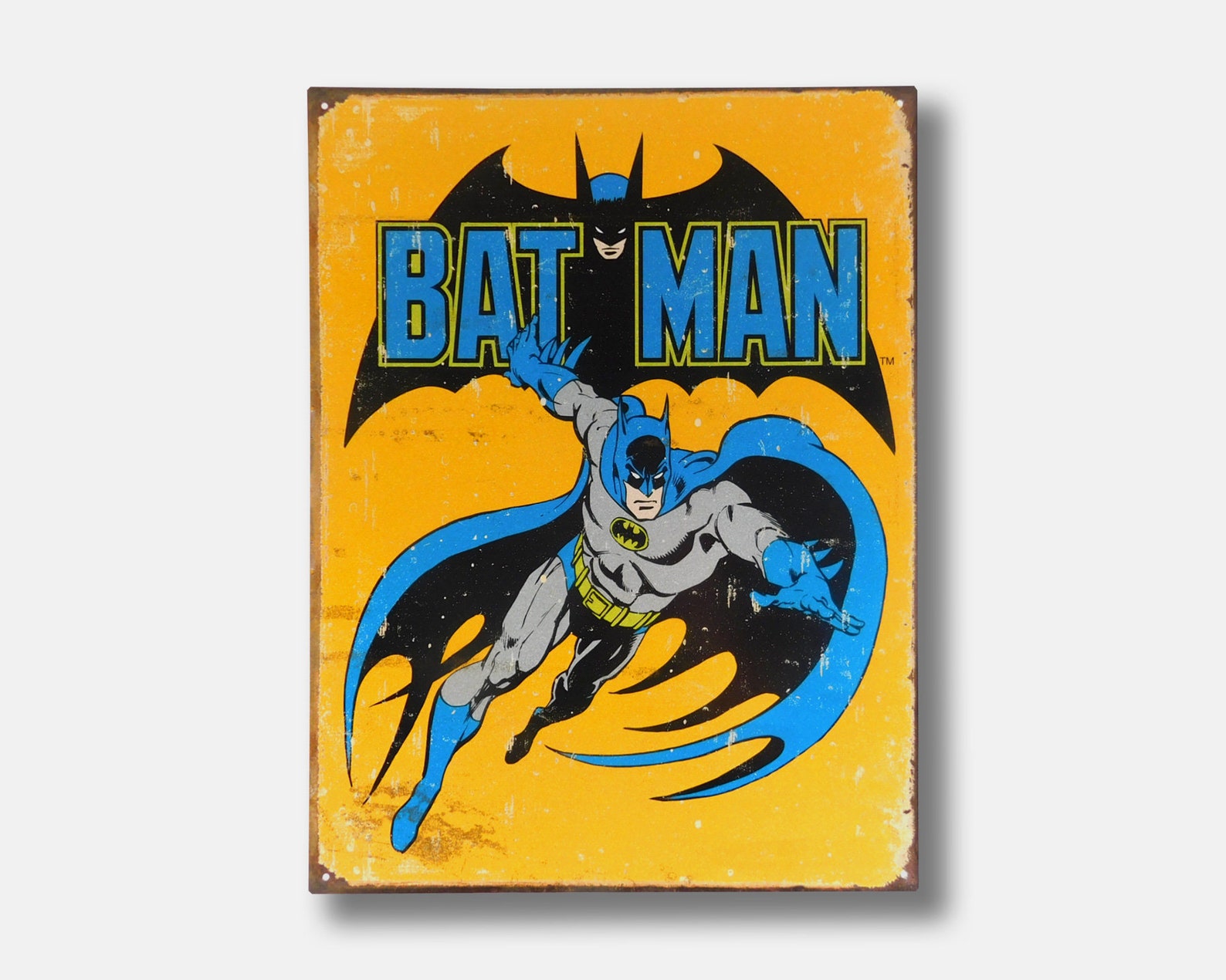 16 Inch Retro Batman Tin Metal Sign SIGNBOX-QLN720142 | Etsy